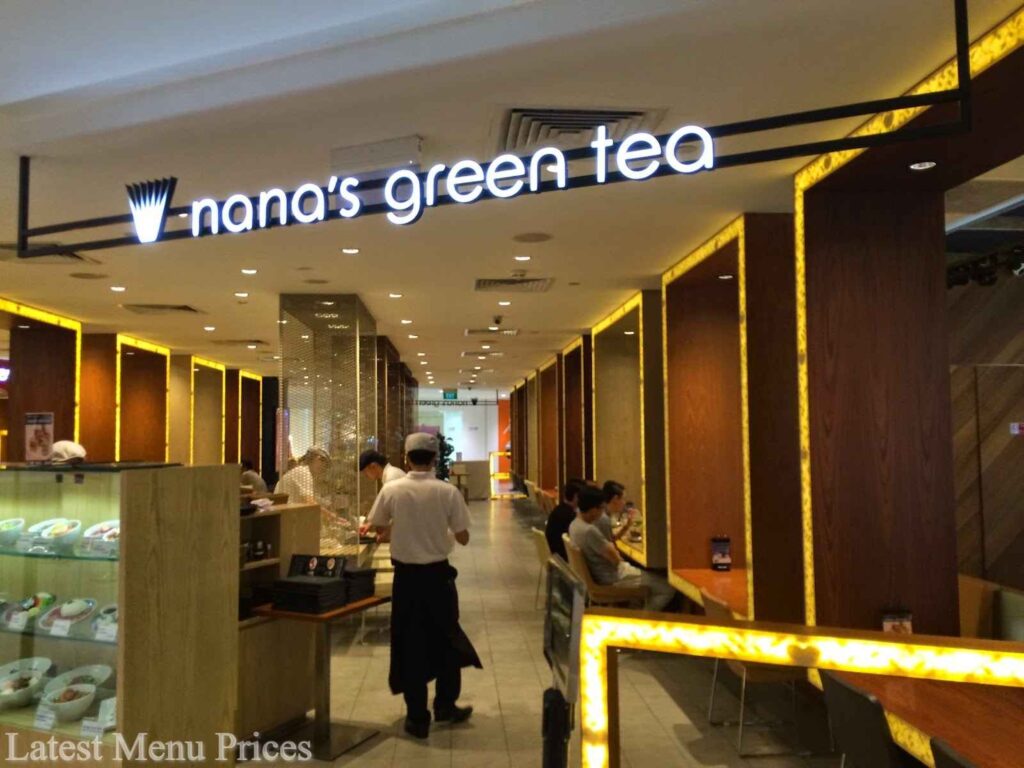 Nana's Green Tea Menu Prices – Fresh Menu Prices