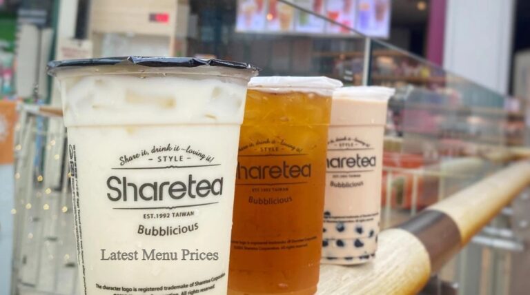 Sharetea Singapore Menu Prices – Fresh Menu Prices