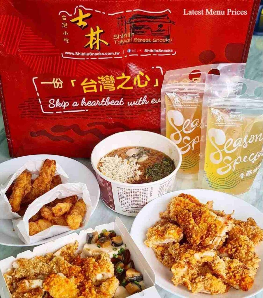 Shihlin Taiwan Street Snacks Menu Prices – Fresh Menu Prices